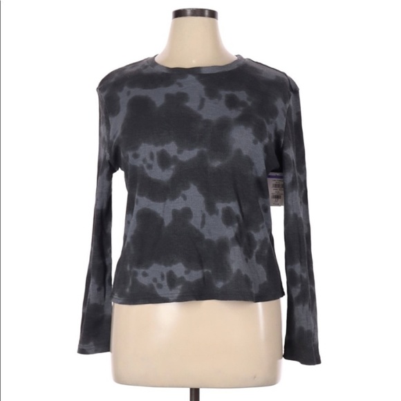 RDI | Tops | Nwt Tie Dye Waffle Knit Top | Poshmark